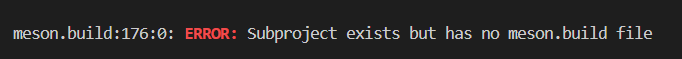 mediasoup 编译时报错_subproject exists but has no meson.build file-CSDN博客