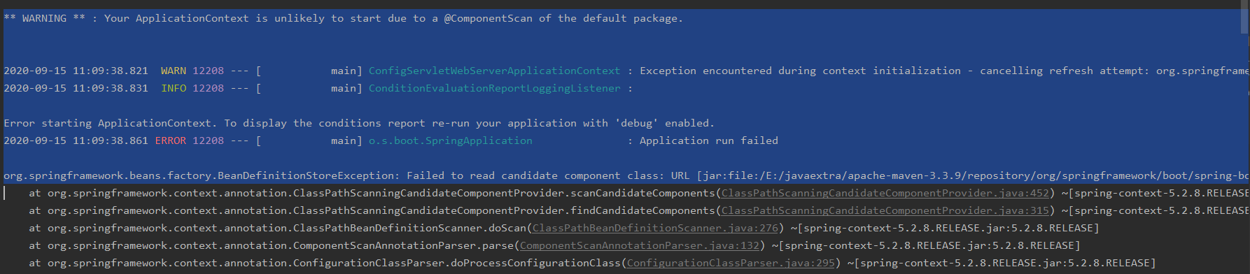 解决spring Boot Application In Default Package Csdn博客