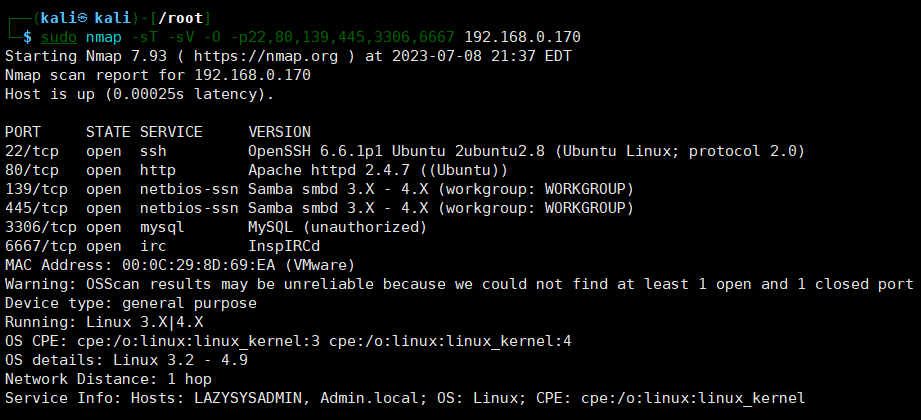 vulnhub——Lazysysadmin_lazysysadmin安装-CSDN博客