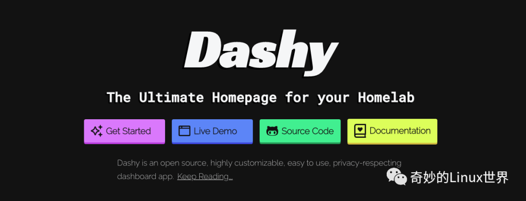 Dashy: 一款功能超强大，颜值爆表的可定制专属导航页工具-CSDN博客
