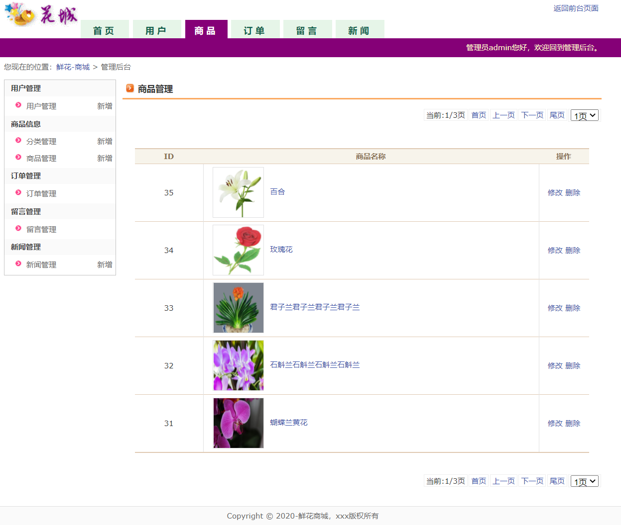 毕业设计 基于java Web的网上花店(鲜花商城) Csdn博客