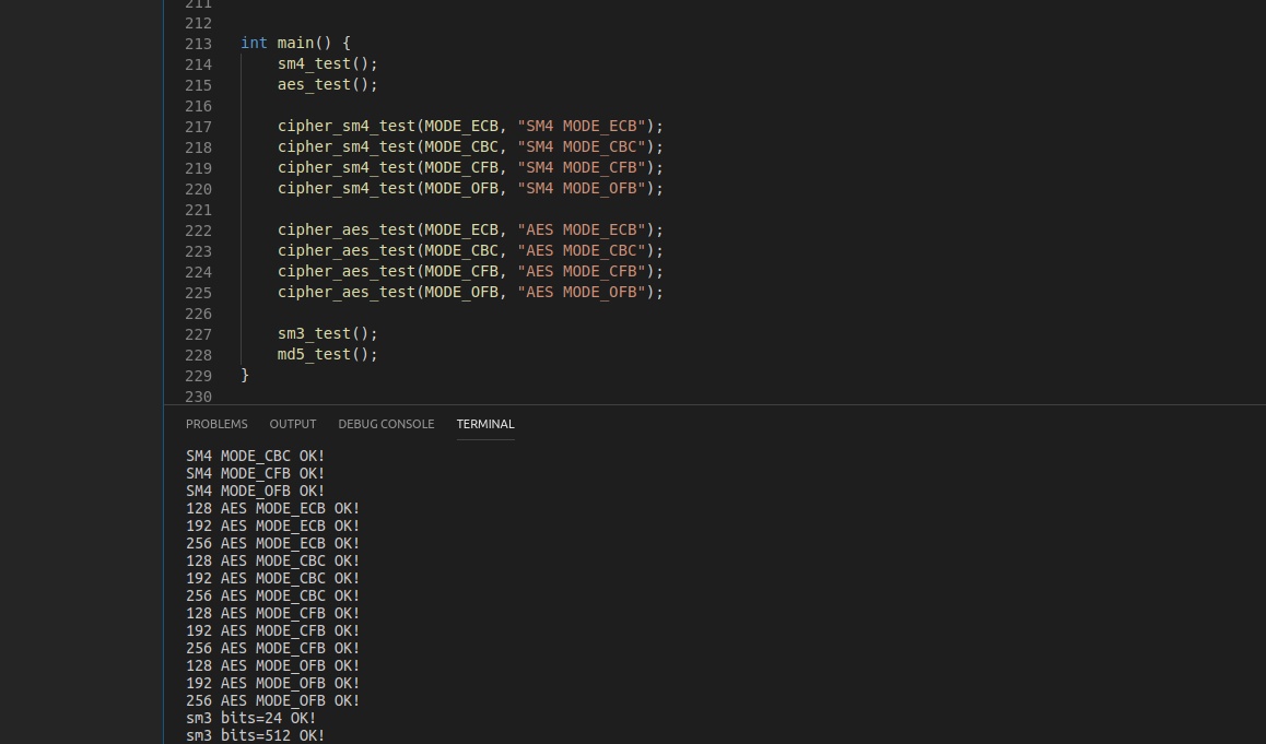 openssl aes加密结果是乱码_一个简单的加密库-CSDN博客