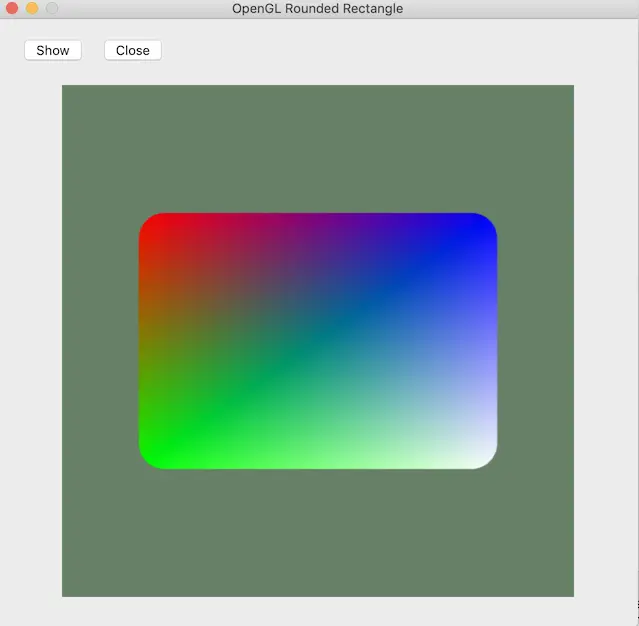 如何使用opengl来绘制一个圆角矩形opengl 圆角矩形 Csdn博客