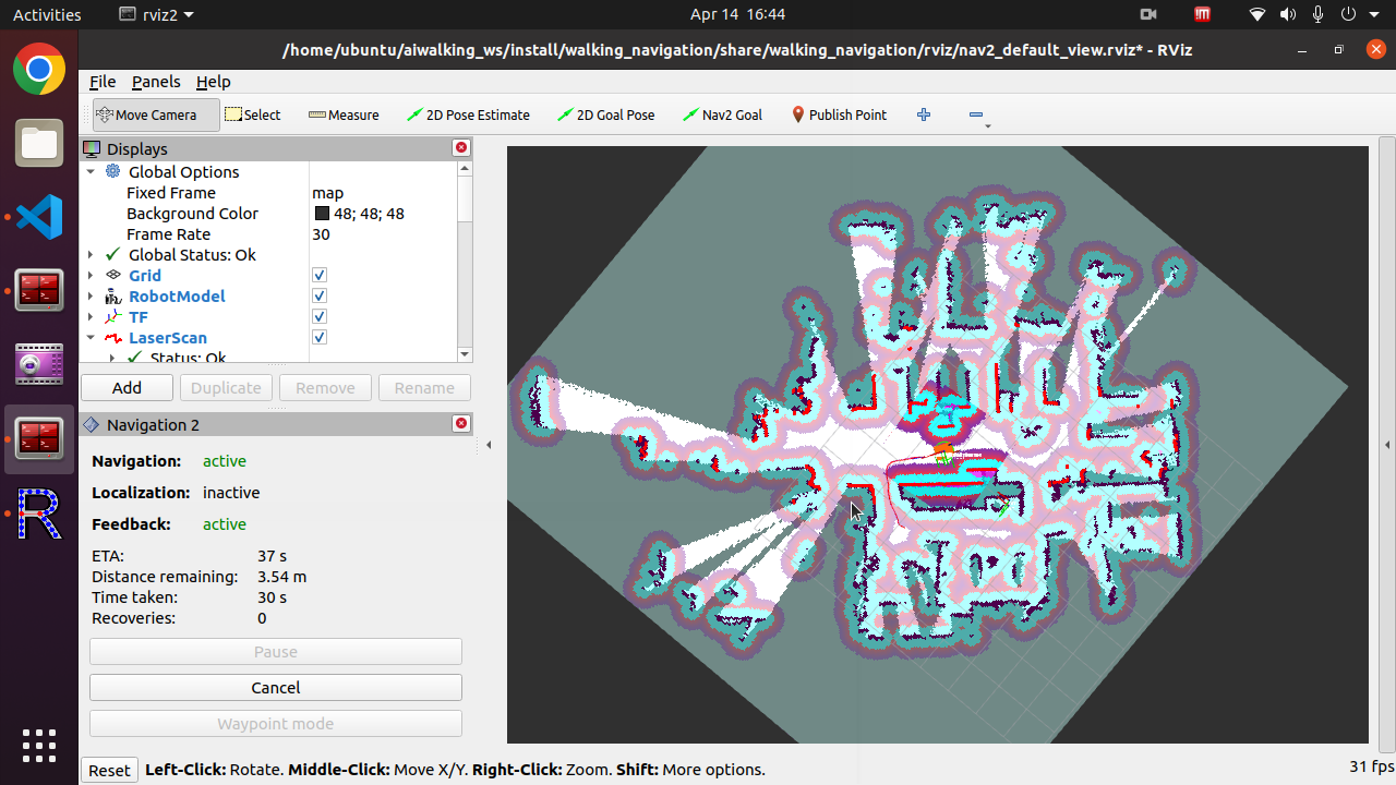 walking机器人入门教程-视觉建图-rtabmap使用激光建图和导航_ros2视觉建图-CSDN博客