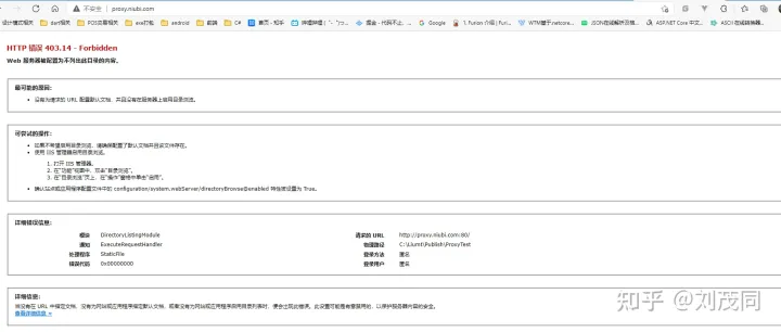 Iis的反向代理iis反向代理 Csdn博客