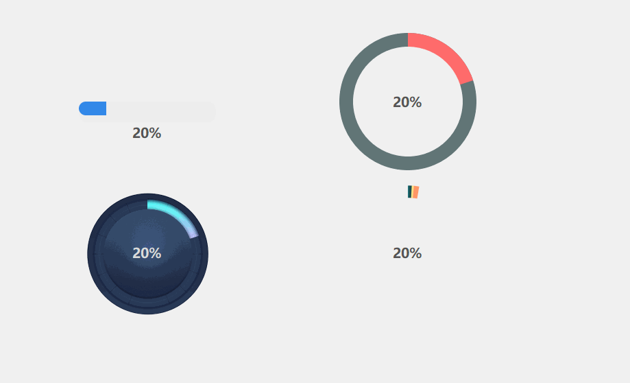 Qt custom progress bar - Programmer Sought