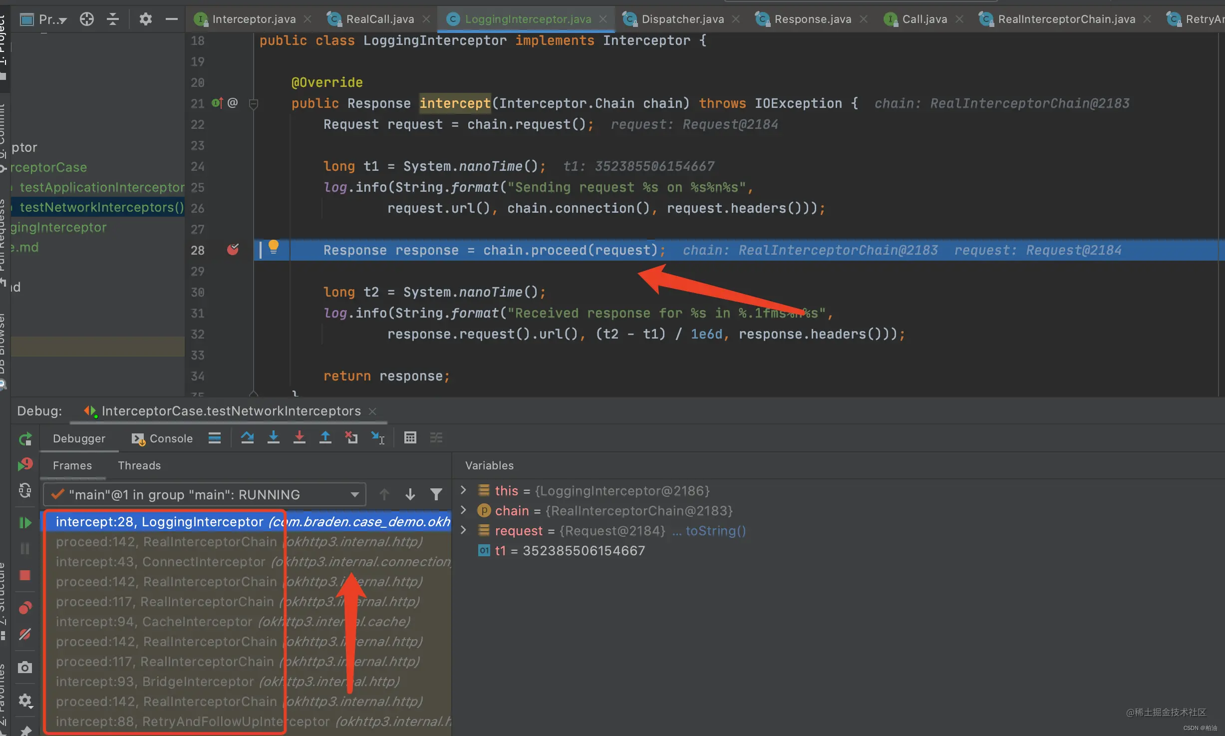 okhttp 应用之 Interceptors 拦截器，「实践 + 原理」一样都不少-CSDN博客