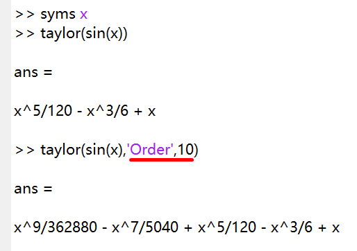 Matlab 多元多项式回归matlab：符号变量、符号函数、泰勒级数 Csdn博客
