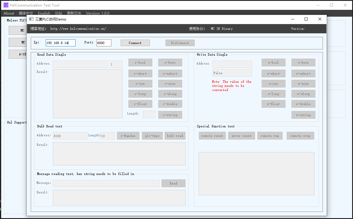 python 读写三菱PLC数据，使用以太网读写Q系列，L系列，Fx系列的PLC数据_python hslcommunication-CSDN博客