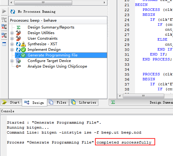 基于FPGA的蜂鸣器控制模块设计VHDL代码ISE仿真_vhdl de-1开发板上蜂鸣器的引脚-CSDN博客