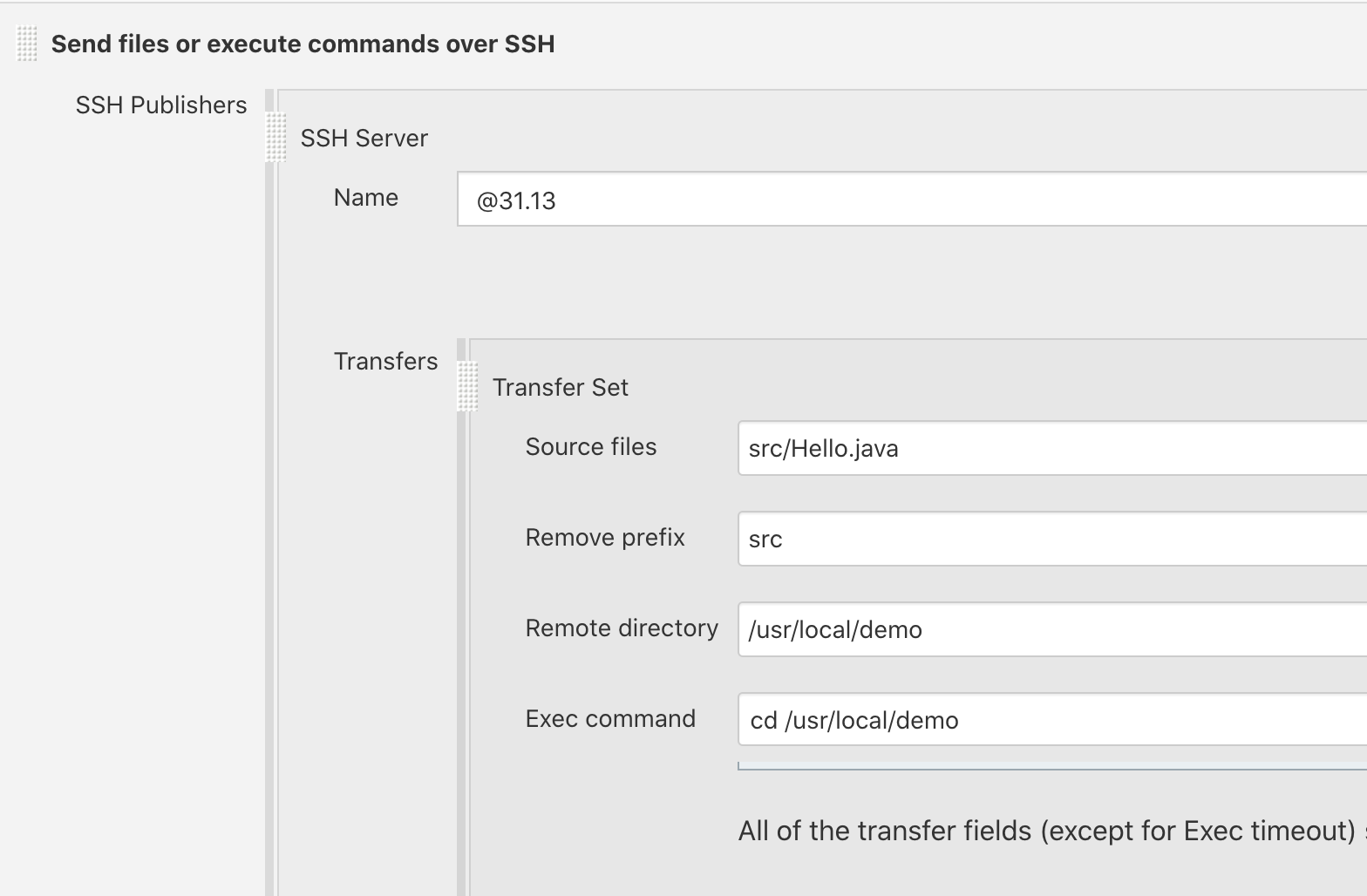 Jenkins Send files or execute commands over SSH-CSDN博客