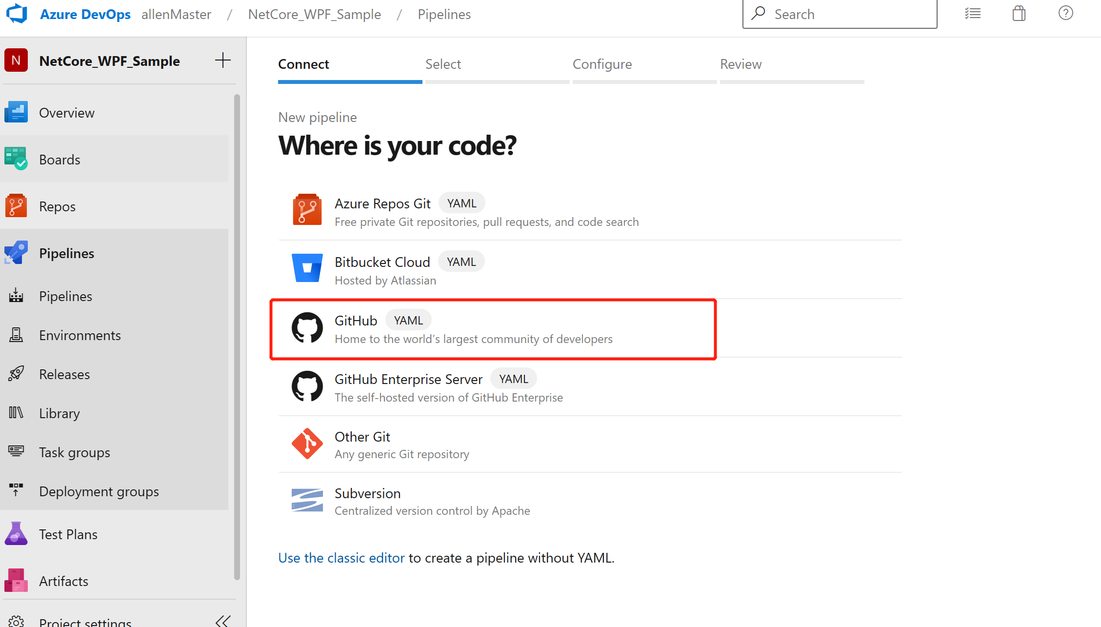 Azure DevOps（一）基于 Net6.0 的 WPF 程序如何进行持续集成、持续编译_azure devops 部署net6 程序-CSDN博客