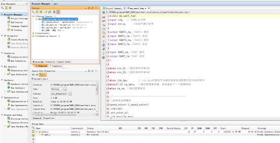 UART分线器设计Verilog代码Vivado仿真_vivado uart仿真-CSDN博客