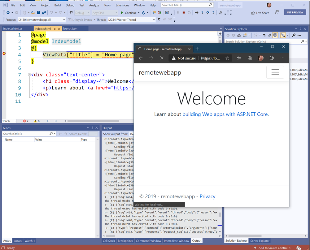 vs调试linux wsl_从Windows上的Visual Studio远程调试WSL2中的.NET Core Linux应用-CSDN博客