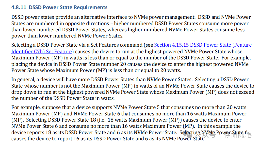 OCP NVME SSD规范解读-11. 电源状态管理要求_ssd power state-CSDN博客