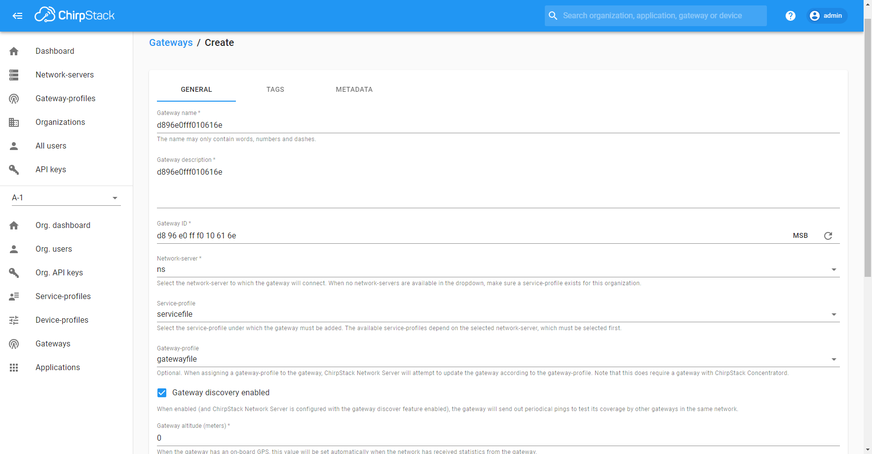LoRaWAN网关接入ChirpStack服务器_chirpstack下行频率设置-CSDN博客