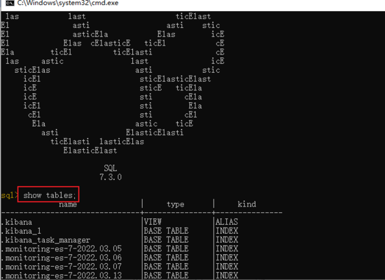 ElasticSearch7.3学习(三十)----ES7.X SQL新特性解析及使用Java api实现sql功能_m0_71682321的博客-CSDN博客