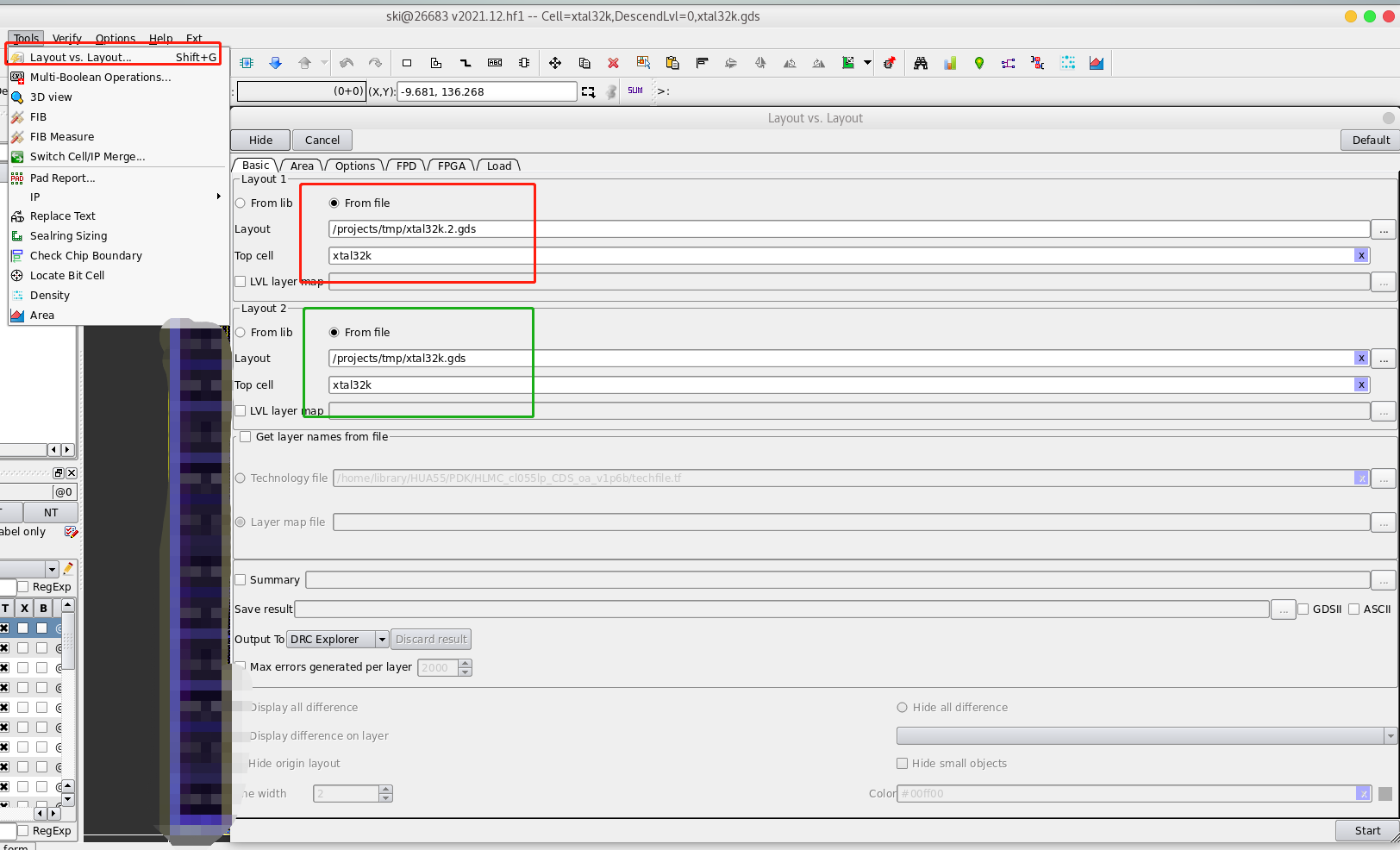 多种工具LVL(Layout versus Layout)检查的方法分享_calibre lvl-CSDN博客