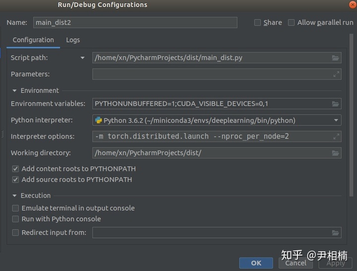 pycharm终止运行_Pycharm 下如何 debug torch.distributed-CSDN博客