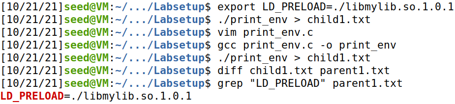 信息安全实验——environment Variable And Set Uid Program Lab Csdn博客 