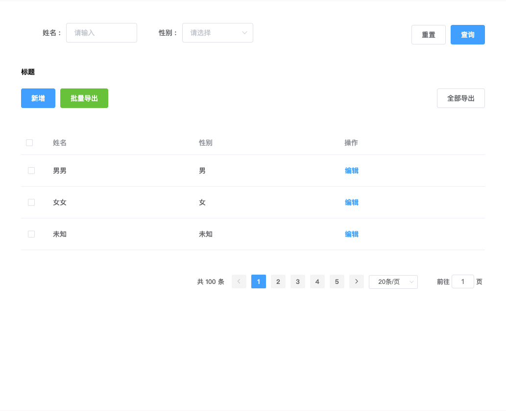 Vue Ele Protable一个类似 Antd Pro中protable的强大组件ele Pro Table Csdn博客