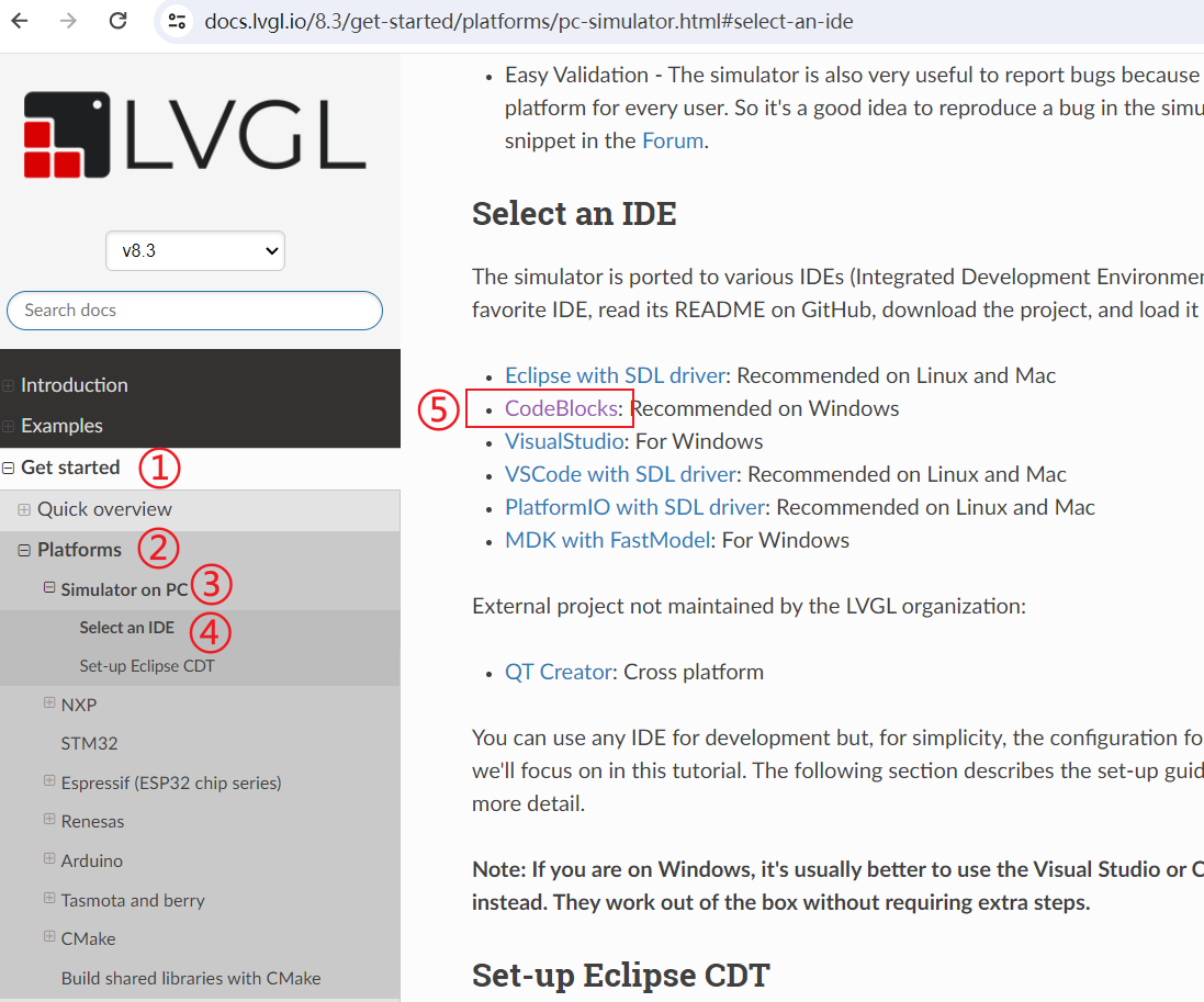 CodeBlocks模拟器安装与LVGL工程创建_codeblocks的lvgl-CSDN博客