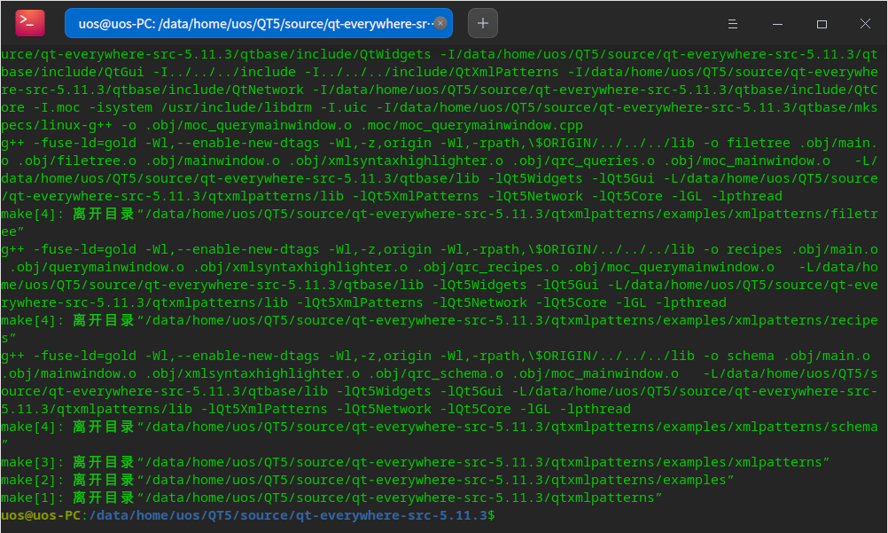 Linux UOS 编译Qt源码&Qt Creator源码调试_linux qtmultimedia 源码编译-CSDN博客