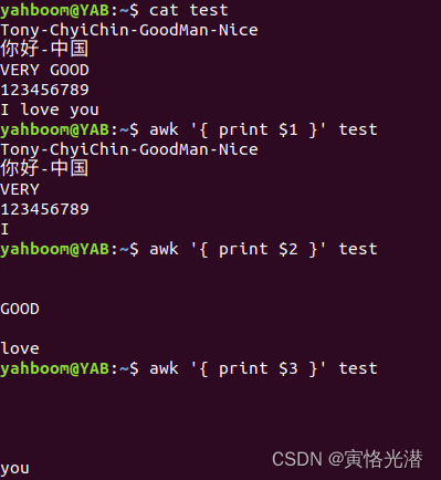 Linux中awk命令的一些常见用法_linux awk 指定多个-CSDN博客
