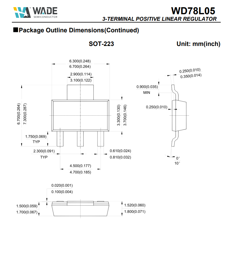 维得78L05芯片基本资料参考手册_78l05芯片资料-CSDN博客