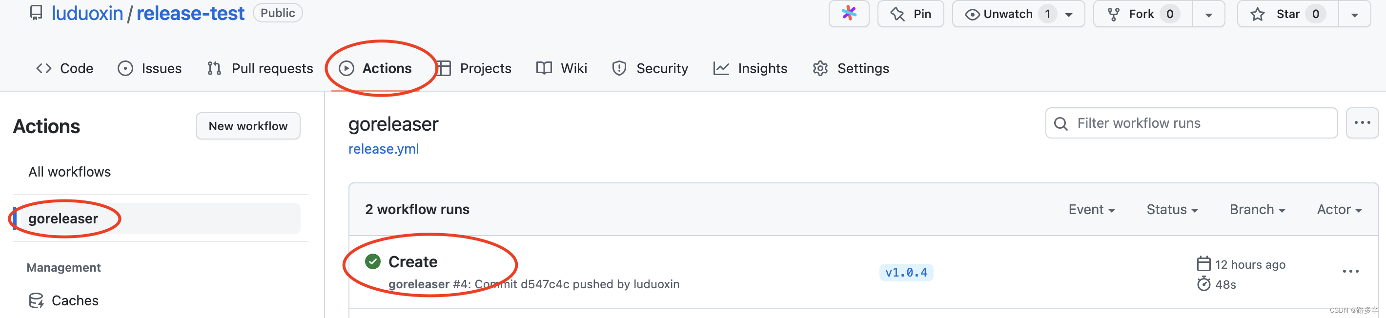 Golang项目在github创建release后如何自动生成二进制文件？_github 发布版本,添加二进制-CSDN博客