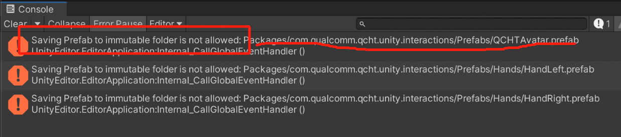 unity报错 Saving Prefab to immutable folder is not allowed-CSDN博客
