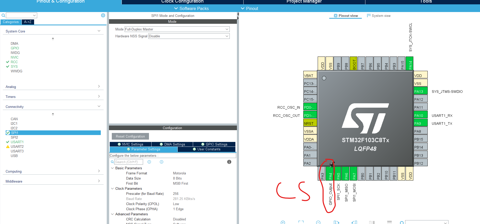 stm32——SPI入门学习_spi指令集-CSDN博客