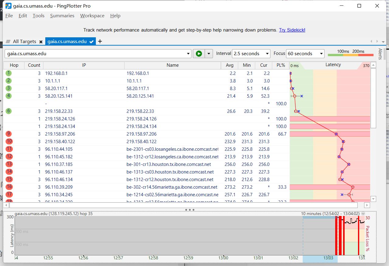 【计算机网络】网络层和链路层网路协议分析_pingplotter-CSDN博客