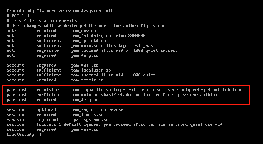 Centos7登录安全修复——密码复杂度 登录限制 Root限制登录centos密码复杂度 Csdn博客