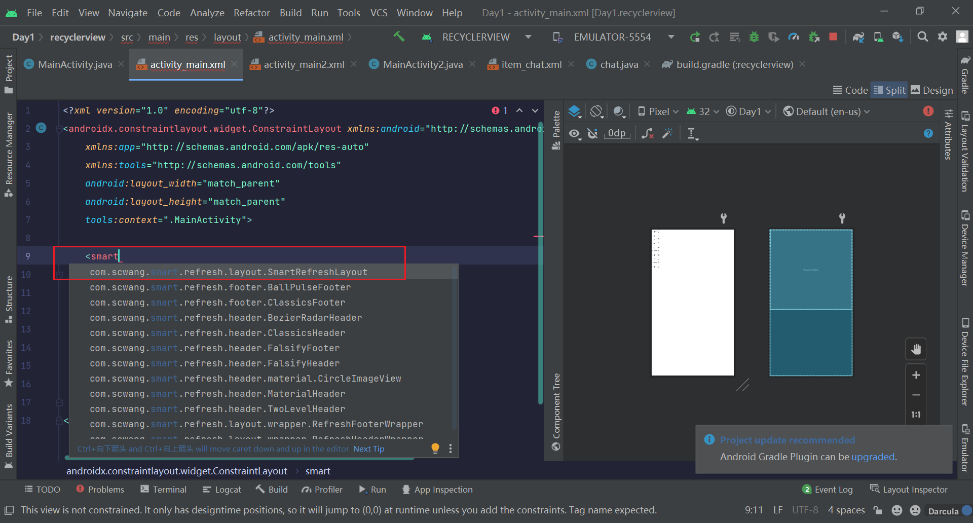 【Android开源控件】SmartRefreshLayout实现下拉刷新，上划加载-CSDN博客