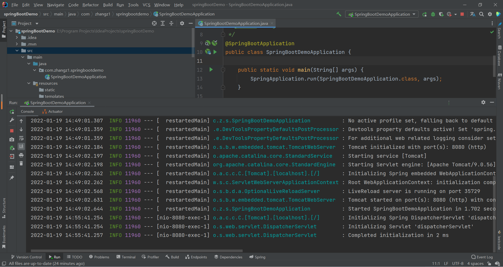 Intellij IDEA 2021.3搭建Spring Boot项目_idea2021创建springboot项目-CSDN博客