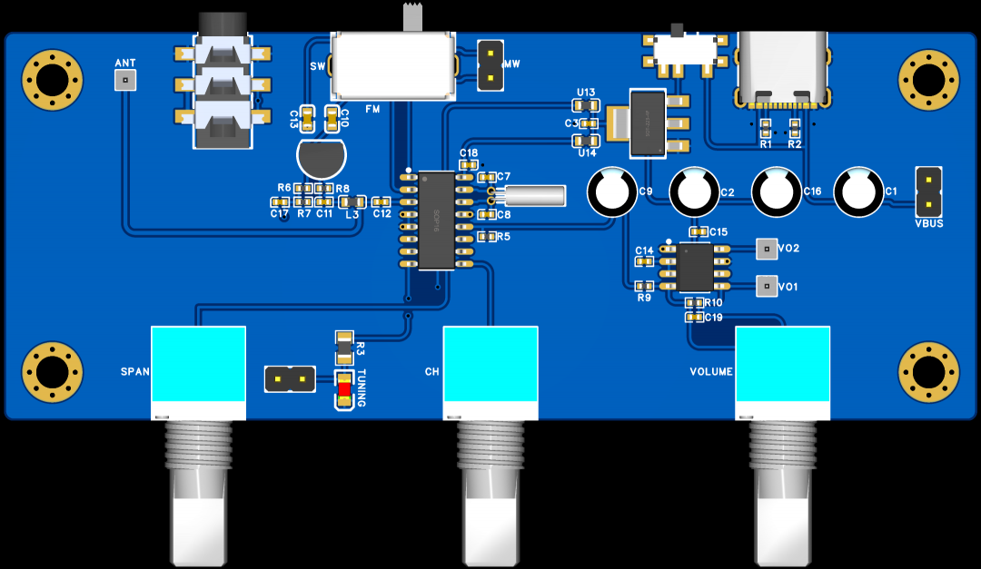 无需程序，全波段手动调台收音机，基于KT0936，收音效果嘎嘎好-CSDN博客