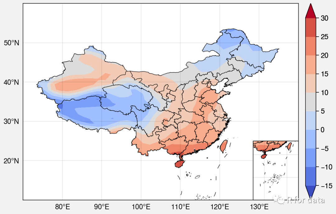 Contourf参数 Pythonpython Proplot 中国地图白化绘制 Csdn博客