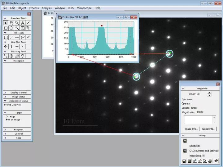 测试晶面间距软件_TEM衍射斑点标定之DM软件_亦梦如是的博客-CSDN博客
