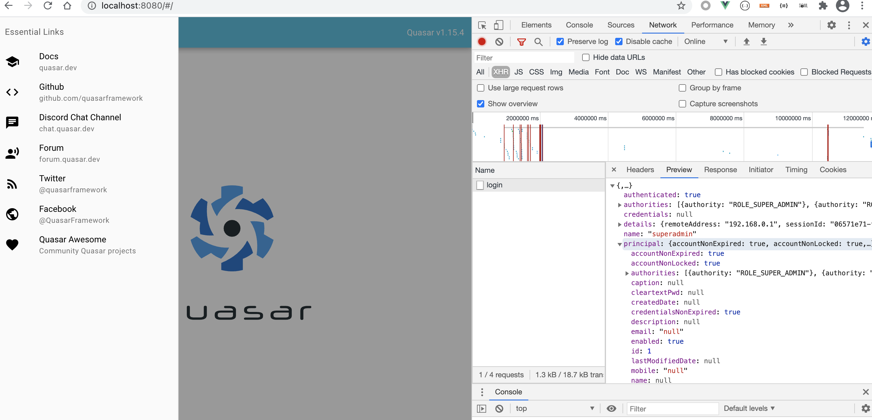 基于Vue和Quasar的前端SPA项目实战之用户登录（二）_quasar登录界面-CSDN博客