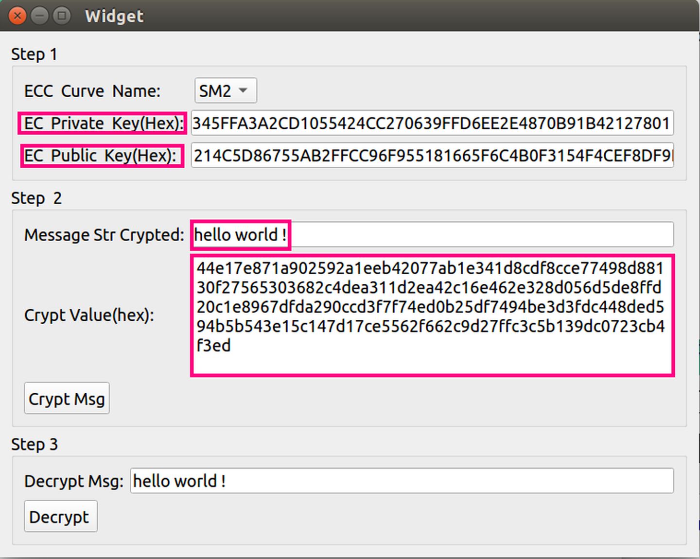 php sm2 sm4加解密_国密算法SM2加解密_签名验签图形化例子-CSDN博客