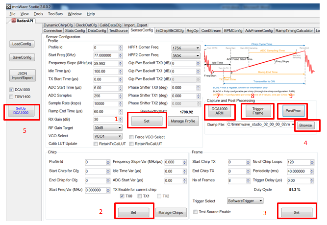 雷达数据采集DCA1000EVM使用指南-CSDN博客