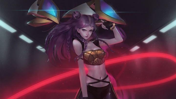 电脑壁纸知乎_分享更多美——你一定会喜欢的4K电脑壁纸【012】LOL新英雄萨勒芬妮和她的KDA朋友...-CSDN博客