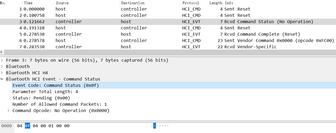HCI数据格式与蓝牙初始化流程_蓝牙hci调试-CSDN博客