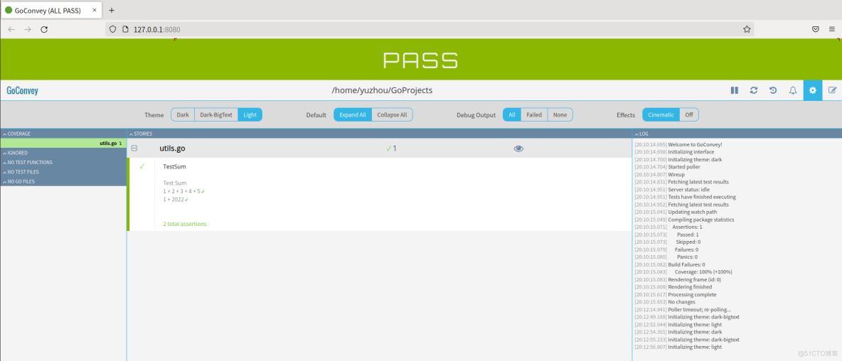 Go Web 编程入门： 一探优秀测试库 GoConvey-CSDN博客