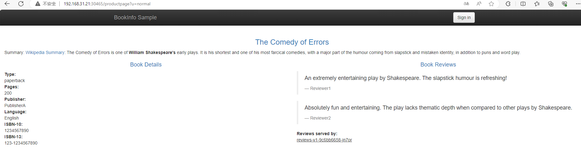 30.云原生Istio官网Bookinfo应用实战之Bookinfo部署_istio bookinfo-CSDN博客