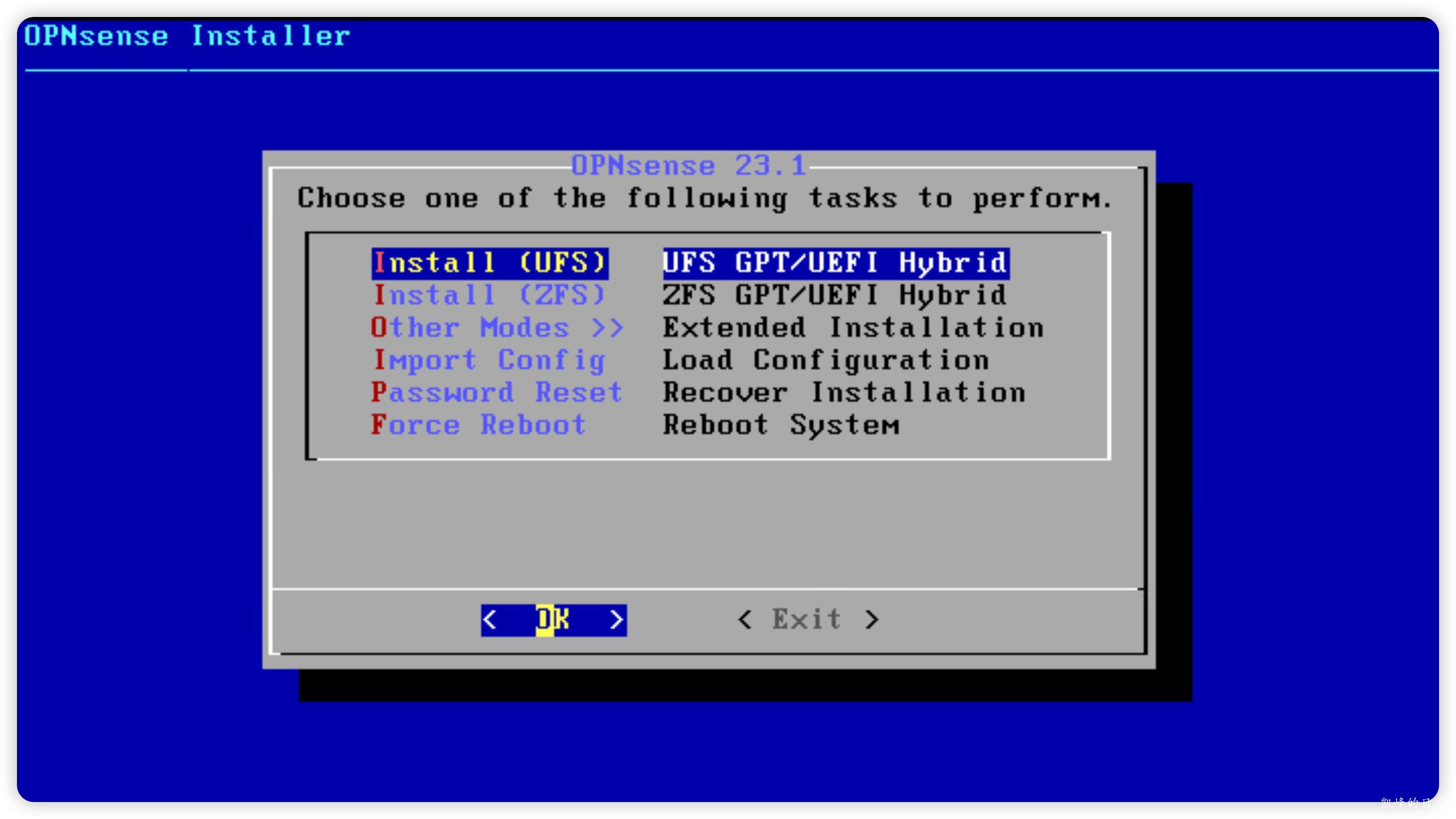 OPNsense-系统安装(01)_opnsense安装教程-CSDN博客