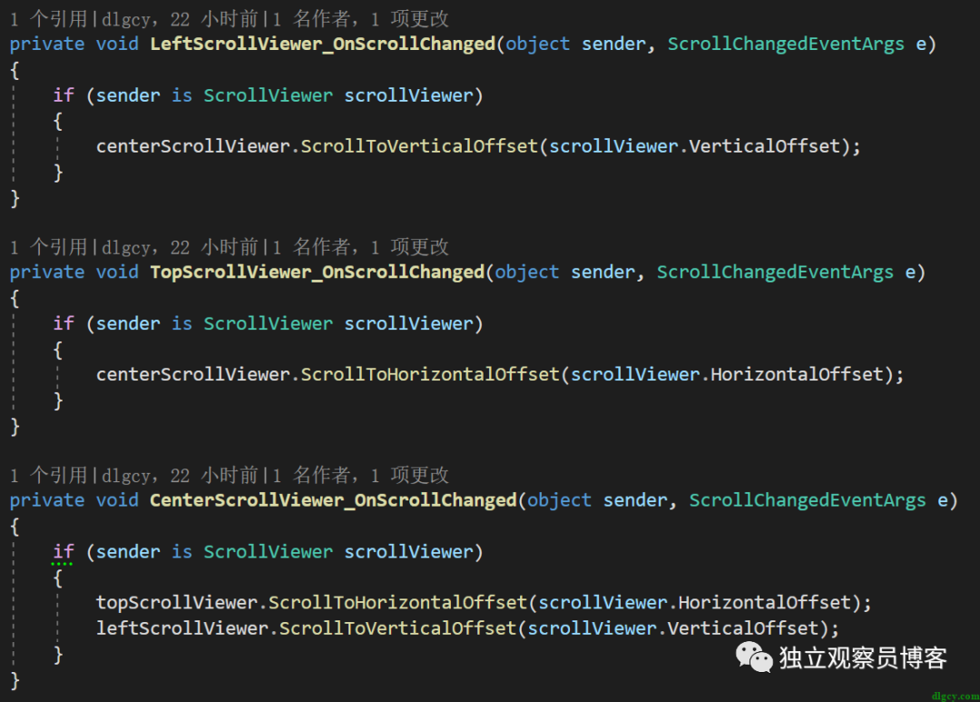 WPF 多个 ScrollViewer 滚动同步-CSDN博客