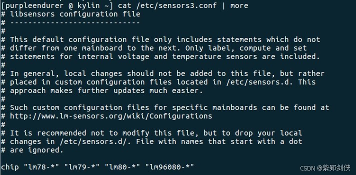 Linux Shell编程学习笔记86:sensors命令——硬件体温计 Csdn博客