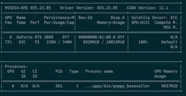 linux重启gpu_基于GPU的NanoPore三代测序的basecalling_立·波的博客-CSDN博客